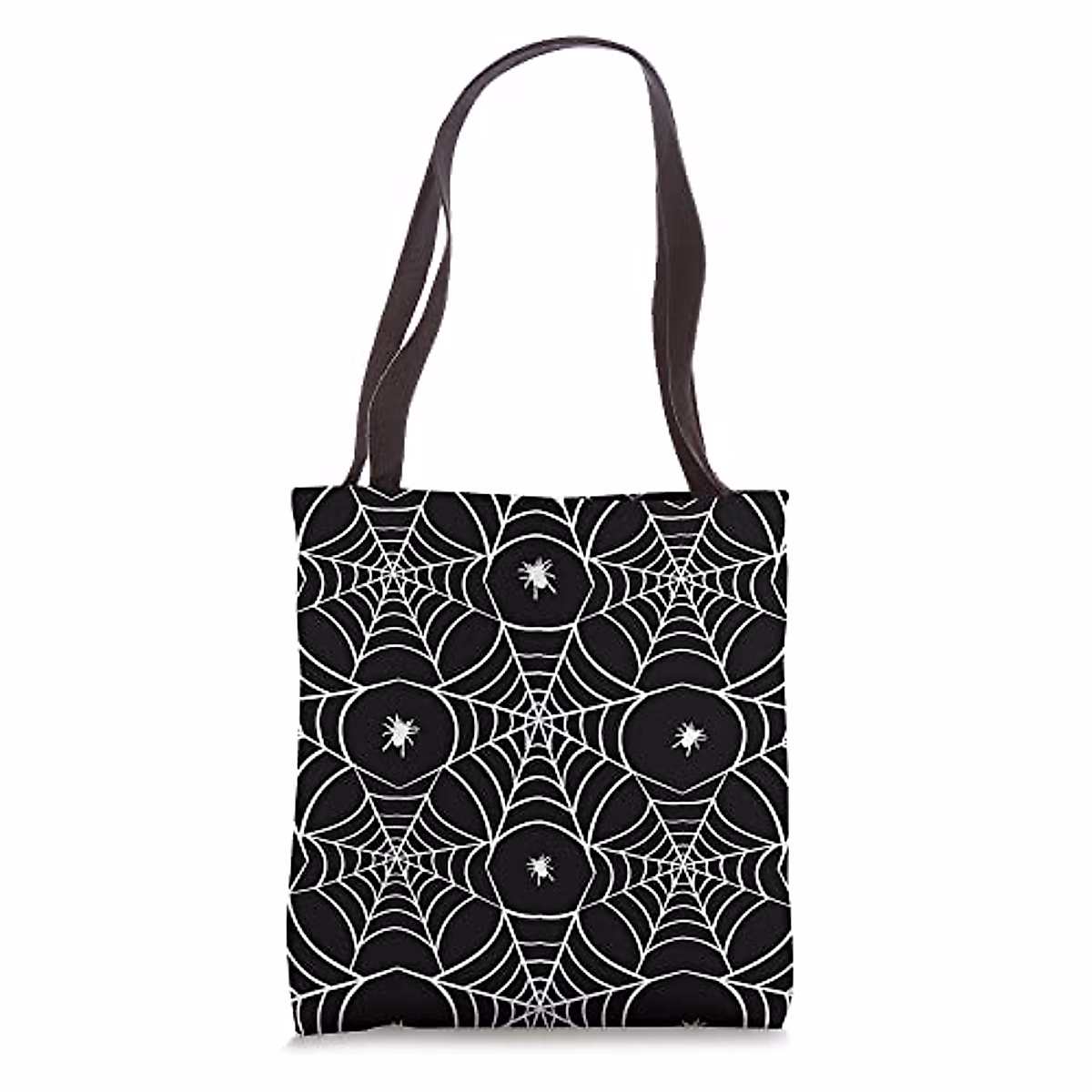 Cute Spooky Spider Web Trick or Treat Halloween Tote Bag