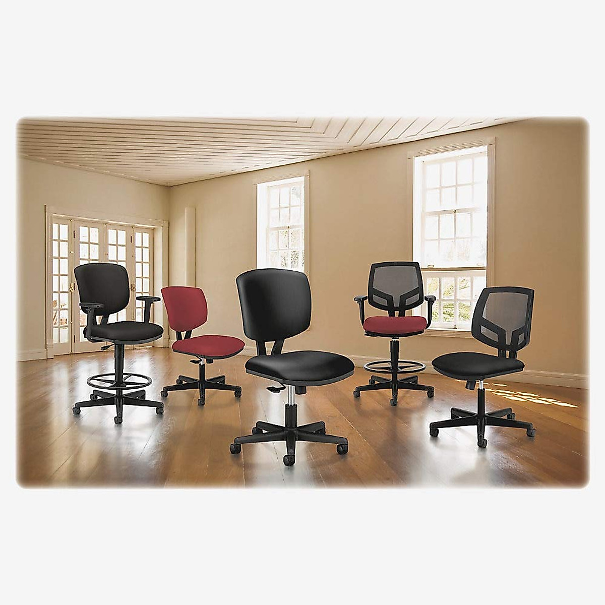 HON H5711 Volt Mesh Computer Chair for Office Desk, Task Chair, Black