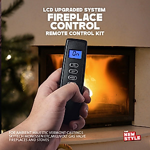Upgraded Remote Control Thermostat Kit,for Ambient Majestic Vermont-castings skytech monessen etc,Millivolt Gas Valve Fireplaces and Stoves