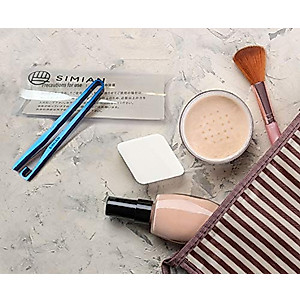 SIMIAN Tweezers - precision tweezers professional quality made in Japan for eyebrow eyelash women and men (Gold)
