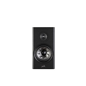 Polk Audio Reserve R200 Large Bookshelf Speaker for Dynamic, Detailed Home Theater Audio, 1" Pinnacle Ring Tweeter & 6.5" Turbine Cone Woofer, Dolby Atmos & IMAX Enhanced, Wall Mountable, Black