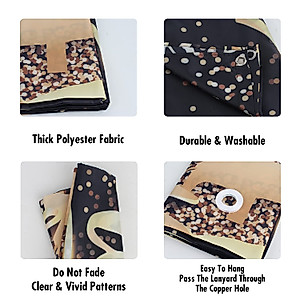 Mnixy Happy 50th Birthday Backdrop Banner Step and Repeat 50 Years Old Background Decorations for Women Men Her Him Photography Party Supplies Glitter Black Gold (1)