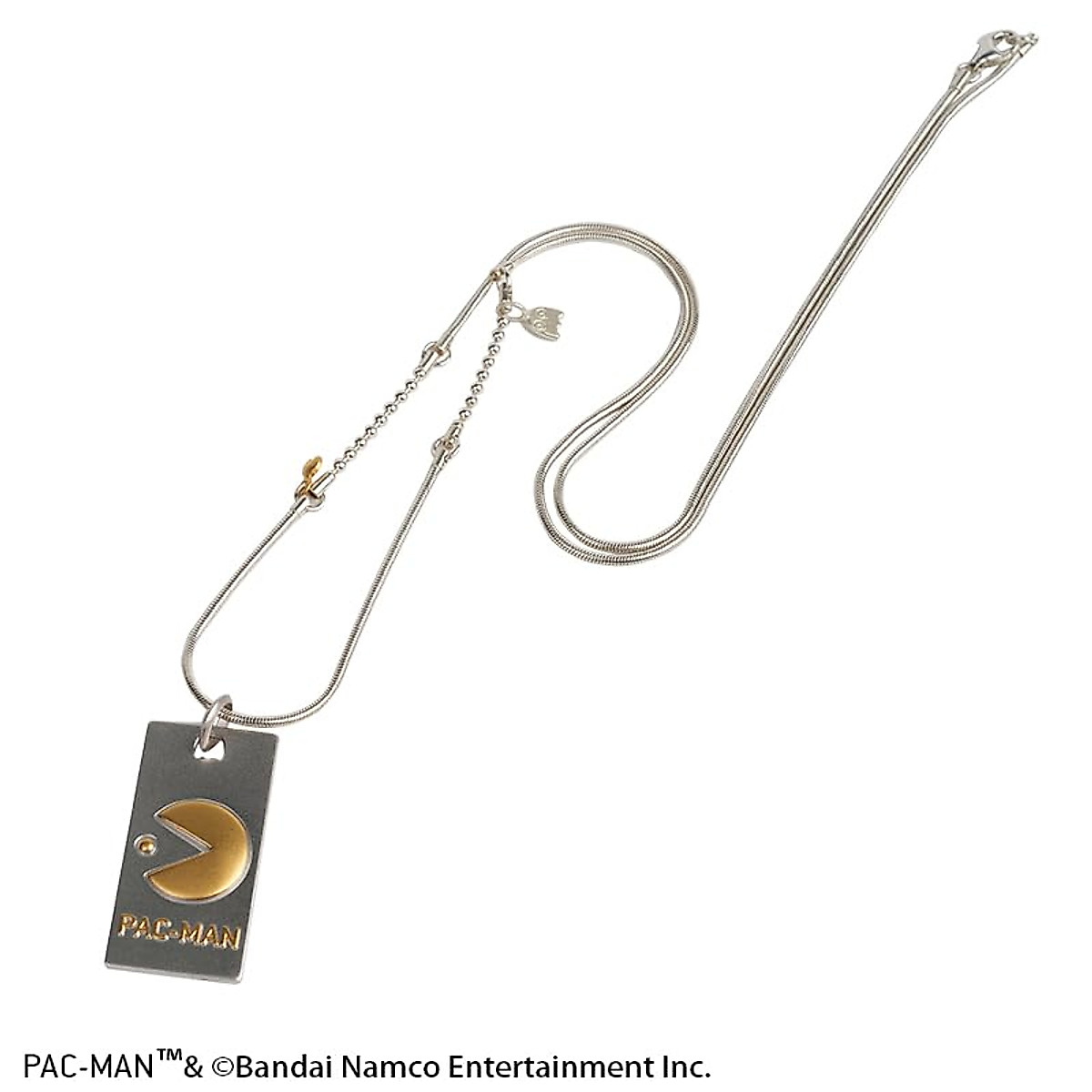 Starforged Pac Man Sterling Silver Gold Plated Video game hip hop Necklace Rapper Pendant