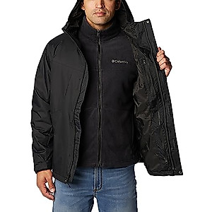 Columbia Men's Tunnel Falls Interchange Jacket, Black, Large