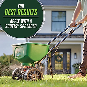 Scotts Turf Builder Healthy Plus Lawn Food, 2-in-1 Fungicide and Fertilizer, Helps Grass Withstand Summer Stress, 4,000 sq. ft., 13.70 lbs.