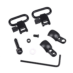 LEJUNJIE Split with 1" QD 115 Sling Rotator Lever Action Rifle Strap Mounting Kit for Winchester Marlin Mossberg