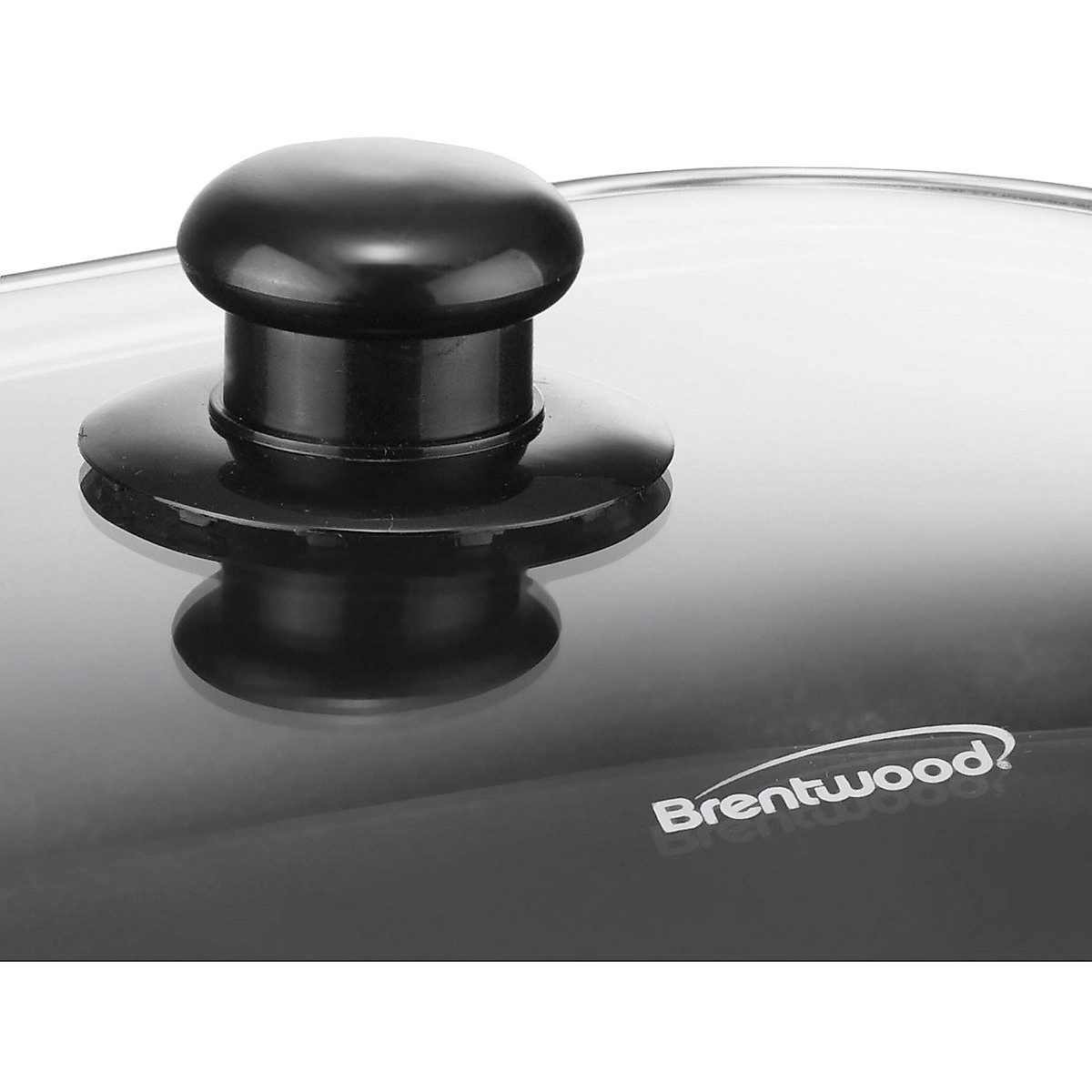 Brentwood SK-75 16-Inch Non-Stick Electric Skillet with Glass Lid, Black