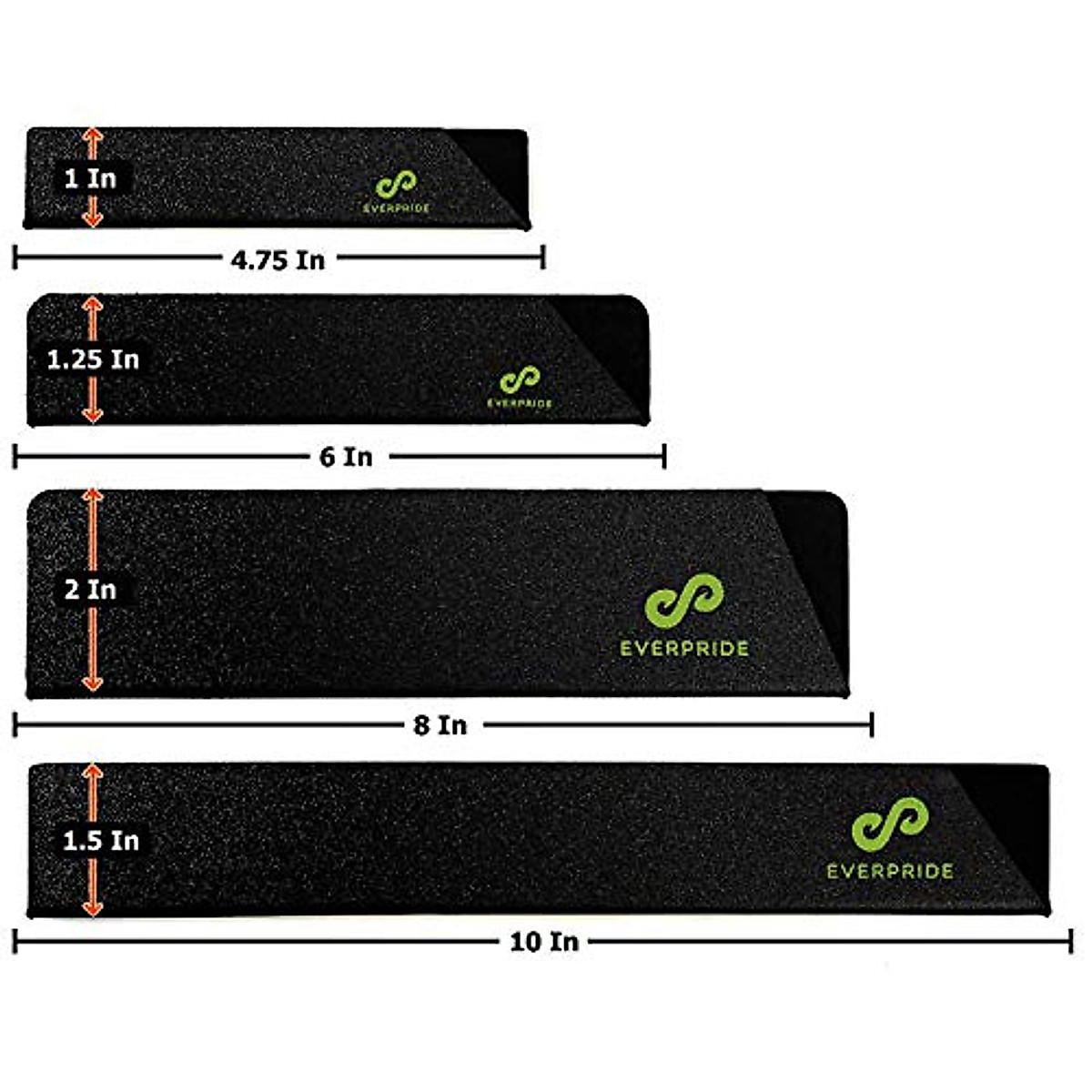 EVERPRIDE Chef Knife Sheath Set (4-Piece Set) Universal Blade Edge Cover Guards for Chef’s and Kitchen Knives – Durable, BPA-Free, Felt Lined, Sturdy ABS Plastic – Knives Not Included