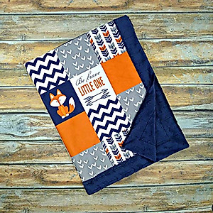 Baby Blanket - Fox Baby - Fox Baby Blanket - Minky Baby Blanket - Gender Neutral - Unisex Baby Blanket - Newborn