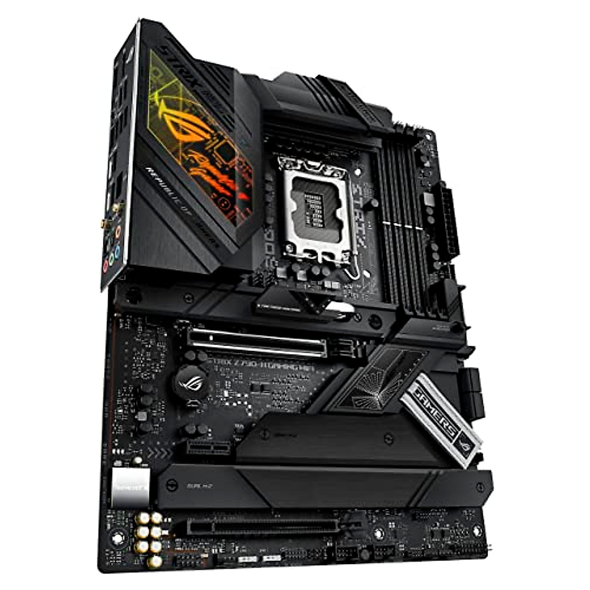 ASUS ROG STRIX Z790-H Gaming (WiFi 6E)LGA 1700(Intel®12&13th Gen)ATX gaming motherboard(DDR5 -7800 MT/s, PCIe 5.0 x16 with Q-Release,4xPCIe 4.0 M.2 slots,USB 3.2 Gen 2x2 Type-C®,front-panel connector)