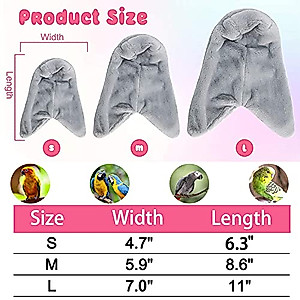 KOXHOX Comfort Corner Fleece Bird Blanket,Cuddle Nest Hanging Toy,Parrot Cage Snuggle Hut Warm Plush Bedding,Small Animals Shelter Plush Bedding for Parakeet Cockatiel Pigeon