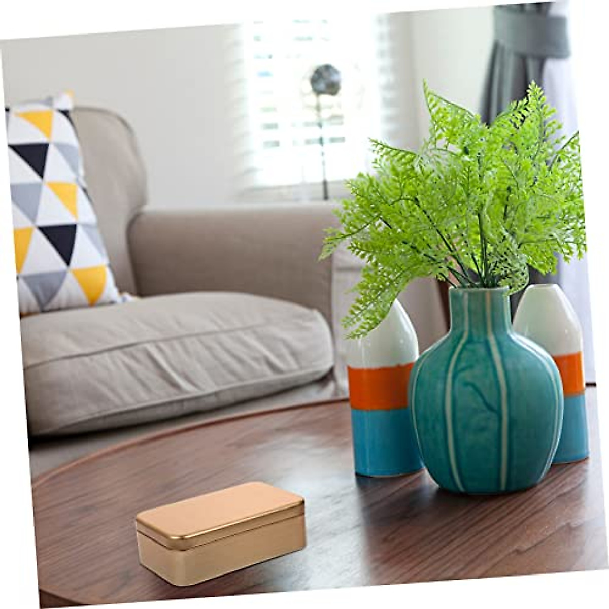 Zerodeko 12 pcs gift packaging iron box small kitchen canister Tea Tin Canister large metal container bags decorative paper Empty Tin tissue jar coffee decor Tinplate Tin baby cover candy