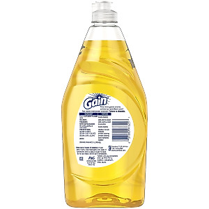 Gain 97625 Ultra Liquid Dishwasher Detergent, Lemon Zest Scent