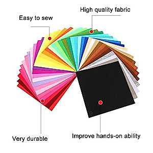 Quilt Fabric 40 Sheets Christmas Cotton Fabric Bundle Fabric Patchwork Christmas Tree Fat Quarters Precut Santa Claus Fabric Scraps for Christmas DIY Quilting Embroidery Fabric