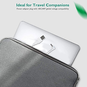 Lnauy Moon Lamp Charger Compatible with BRIGHTWORLD Moon Lamp Kids Night Light Galaxy Lamp Charging Cord Power Supply Adapter Round Port