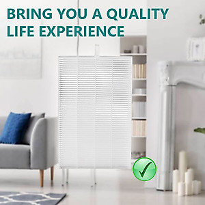 MIFLUS 6PACK Premium R True HEPA 13 Filter,Compatible with Honeywell HPA300,HPA200，HPA100,HPA090,HRF-R3,HRF-R2&HRF-R1