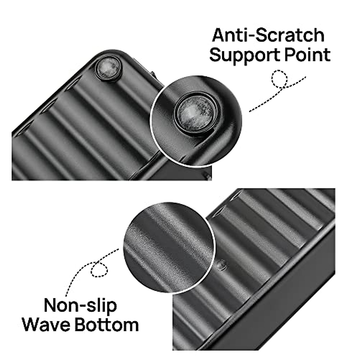 CHEFSTORY 23 Pack Desk Drawer Organizers, 4 Sizes Office Desk Organizer Tray Bins, Office Organizer with Non-slip Pads for Home Organization and Storage