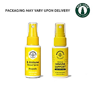 BEEKEEPER'S NATURALS Propolis Throat Spray - 95% Bee Propolis Extract - Natural Immune Support & Sore Throat Relief - Antioxidants, Keto, Paleo, Gluten-Free (1.06 oz)