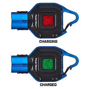 Streamlight 73302 Pocket Mate 325-Lumen Pocket Keychain/Clip-on USB Rechargeable Flashlight, Blue