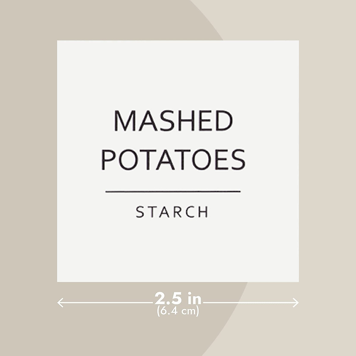 Talented Kitchen 144 Fine Line Pantry Organization Labels for Food Storage Containers, Preprinted Black All Caps on Matte White Vinyl Stickers + Numbers for Minimalist Kitchen (Water Resistant)