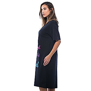 4361-116-3X Just Love Short Sleeve Nightgown / Sleep Dress for Women / Sleepwear,Black - Greatful