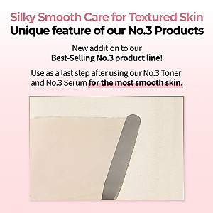 numbuzin No.3 Velvet Beauty Cream | Hydration, Textured Skin, Poreless, Smooth Skin, Makeup Prep, Primer, Niacinamide | Korean Skincare | 2.02 fl. oz.