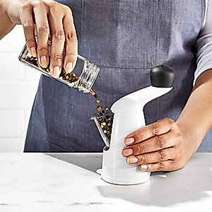 OXO Good Grips Radial Grinder Pepper Mill, 0.385 lbs, White