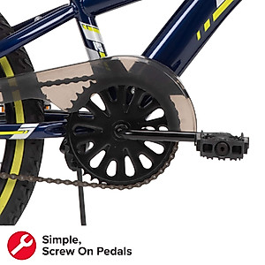 Huffy Ignyte 20” Boy’s BMX Bike, Quick Connect Assembly, Blue