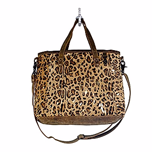 Myra Bag Fearless Leather & Cowhide Bag Upcycled Cowhide & Leather S-2832