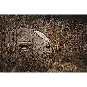BOG HayMaker Ground Blind with StealthTrac Window System, Pop-Up Hay Bale Imitation, Brush Loops, 600D Water Resistant Fabric, Steel Frame, and Waterfowl Trap Door for Hunting, Shooting, and Outdoors