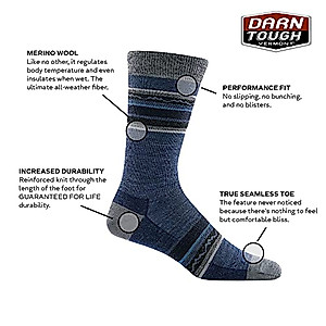 Darn Tough Vermont Whetstone Crew Light Charcoal XL (US 12.5-14.5)