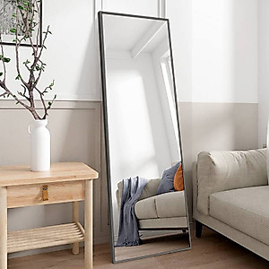 H&A 65"x22" Full Length Mirror Full Body Mirror Bedroom Floor Standing or Hanging