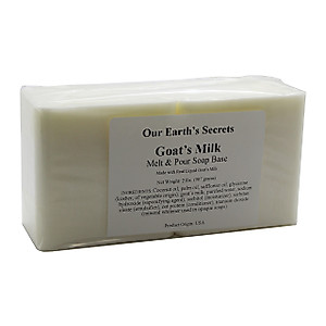 Our Earth's Secrets Goats Milk - 2 Lbs Melt and Pour Soap Base
