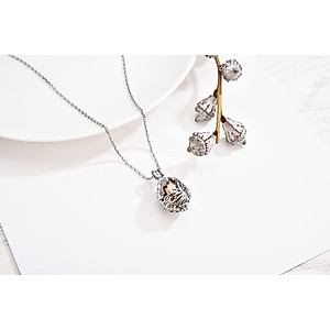 BOPREINA Hollow Flower Butterfly Urn Necklace for Ashes Stainless Steel Memorial Locket Pendant Keepsake Cremation Jewelry for Women