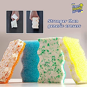 Scrub Daddy Eraser Sponge, Dual-Sided Melamine Scrubber, Temperature Controlled, All Purpose Cleaning, 2ct