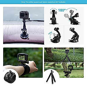AKASO 60 in 1 Action Camera Accessories Kit Compatible with EK7000/EK7000 Pro/Brave 4/Brave 4 pro/Brave 7 LE/Brave 7/Brave 8/V50X/V50 Pro/V50 Elite/GoPro Hero 11 10 9 8 7/ DJI/Apexcam Action Cameras