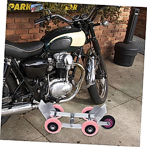 FAVOMOTO Auto Dolly 1pc Trailer Heavy Duty Car Dolly Heavy Duty Cart Vehicle Skates Car Go Cart Car Mover Dolly Heavy Duty Dolly Automotive Wheels Tire Castor Flat Tire Rubber Wheel Tool