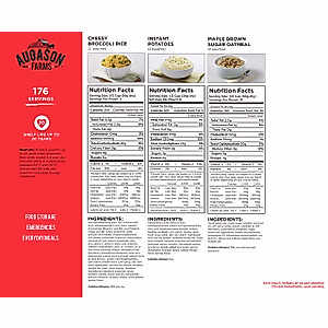 Augason Farms 5-20100 72-Hour 4-Person Emergency Food Storage Kit 14 lbs 7 oz