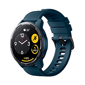 Xiaomi Watch S1 Active, 1.43" AMOLED Display, 117 Fitness Modes, 19 Professional Modes, 200+ Watch Faces, Exquisite Metal Bezel, Dual-Band GPS, 12 Days of Battery Life, Bluetooth Phone Call, Blue