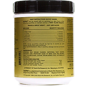 Vet Nu pro All Natural Supplement Gold for Dogs, 30 Scoops