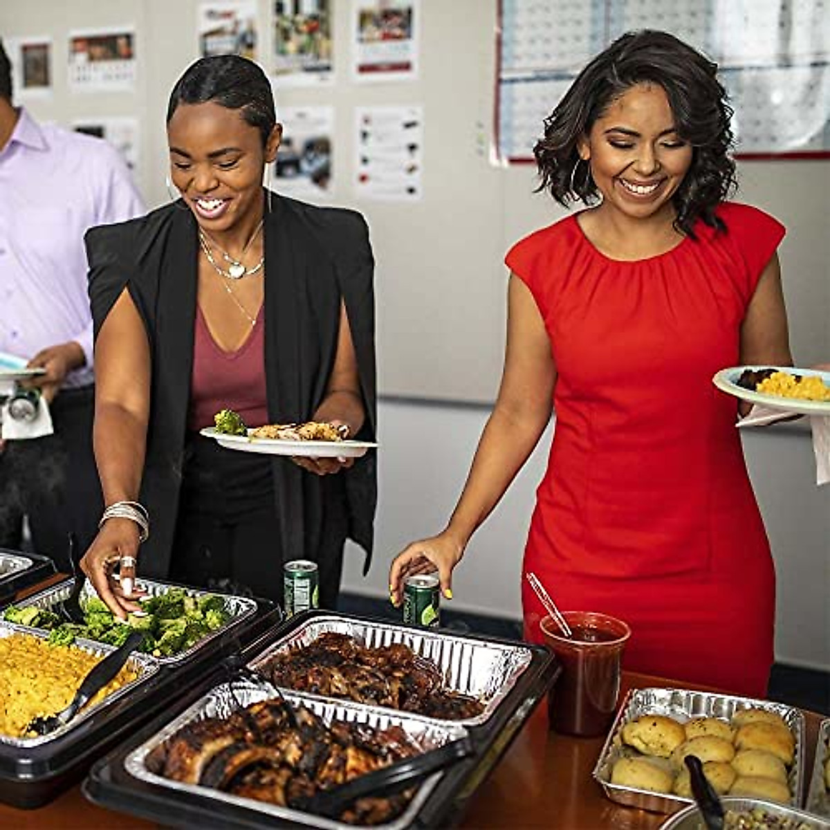 Sterno 70332 SpeedHeat Flameless Food Warming System Kits for Catering, Each Kit Fits Two Half Size Foil Pans (Set of 8 Kits)