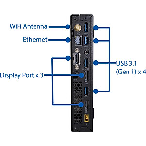 Lenovo ThinkCentre M900 Tiny Desktop Computer, Intel i5-6500T Upto 3.10GHz, 16GB RAM, 512GB NVMe SSD, 4K DisplayPort, Bluetooth, AC Wi-Fi, Windows 10 Pro (RENEWED)