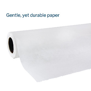 McKesson Exam Table Paper, Economy Crepe, White, 21 in x 125 ft, 12 Count