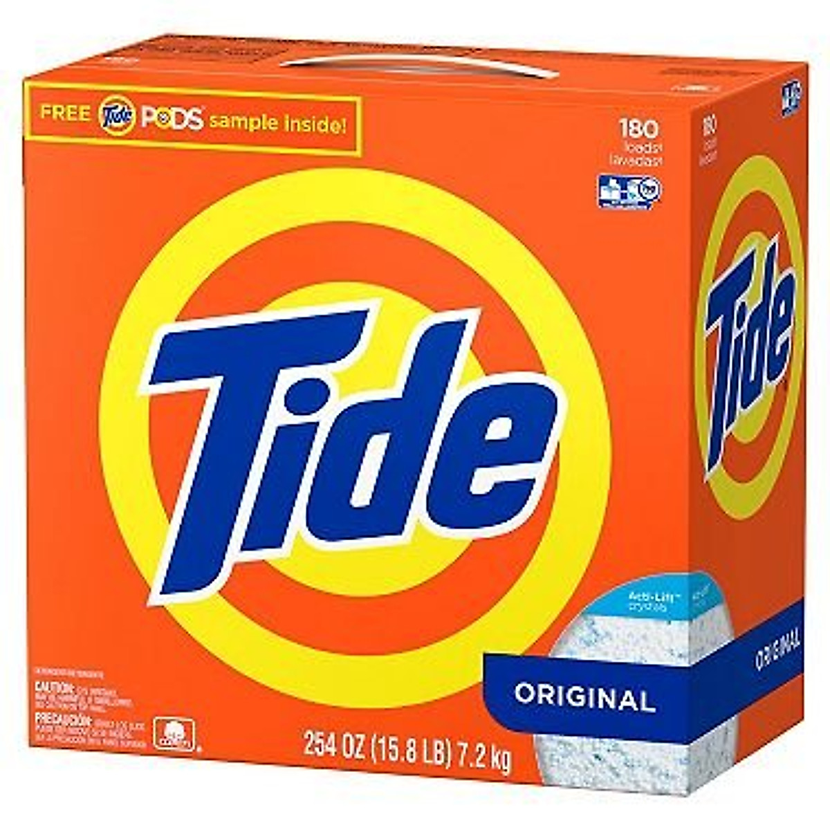 Tide HE Ultra Powder Laundry Detergent (254 oz, 180 loads) AS