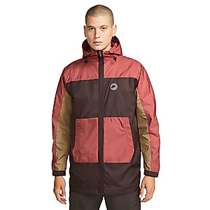 Nike Windrunner Men's Windbreaker Jacket (US, Alpha, Small, Regular, Regular, Brown Basalt/Dark Driftwood)