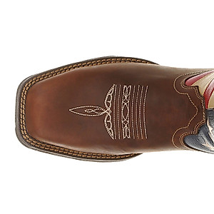 Durango womens Lady Rebel Western Boot, Brown/Union Flag, 6.5 US