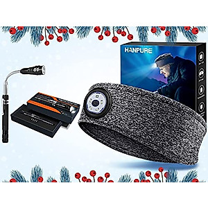 LED Headband and Magnet Tool Telescoping Magnetic Pickup Light - Gifts for Men Women Stocking Stuffers for Dad Mom Boyfriend Friends