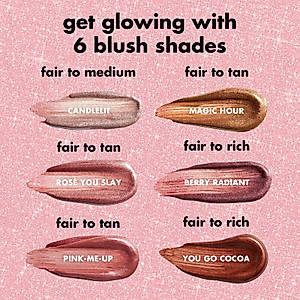 e.l.f. Halo Glow Blush Beauty Wand, Liquid Blush Wand For Radiant, Flushed Cheeks, Infused With Squalane, Vegan & Cruelty-free, Rosé You Slay