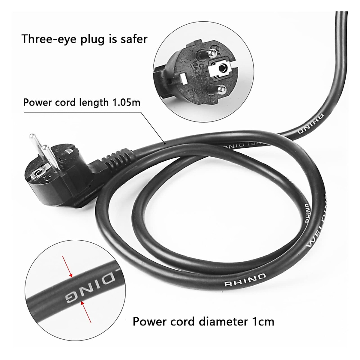 RADNA Portable Home Beginner Lightweight Welder ARC-300 Welding Machine Electric Spot Welding Portable Home Beginner Lightweight Efficient Semi-Automatic Inverter Welder (Color : 110V ARC 225)