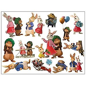 Assemble Peel and Stick Stickers Decals for Wall, Luggage and More. Rabbit